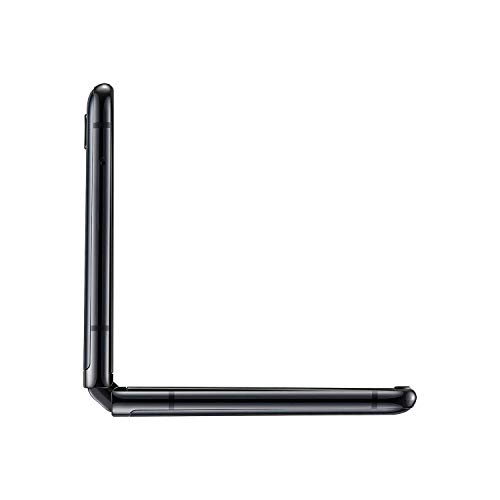 Samsung Galaxy Z Flip SM-F700F/DS Dual-SIM 256GB (GSM Only | No CDMA) Factory Unlocked Android 4G/LTE Smartphone - International Version (Mirror Black) (Renewed)