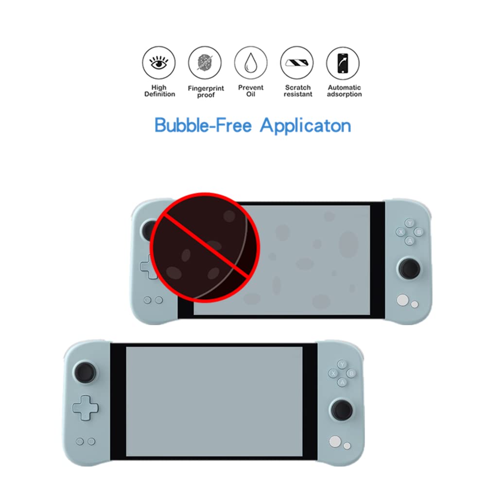 MIHENCE [ 3PCS ] Compatible with AYANEO NEXT Screen Protector, PET Premium Real HD Protective Film Compatible for AYA Neo Next/Next Pro - 7 Inches Handheld Game Console
