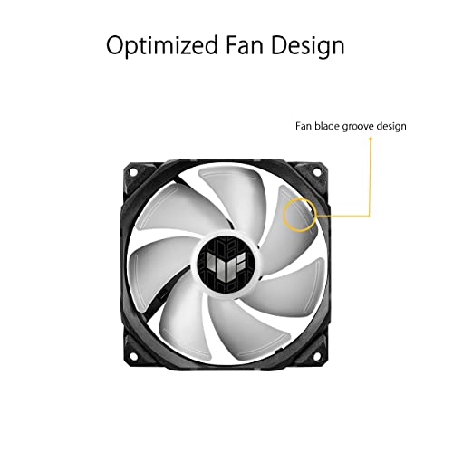 TUF Gaming LC 240 ARGB All-in-One Liquid Cooling System with Aura Sync and Two 120mm TUF ARGB Radiator Fans