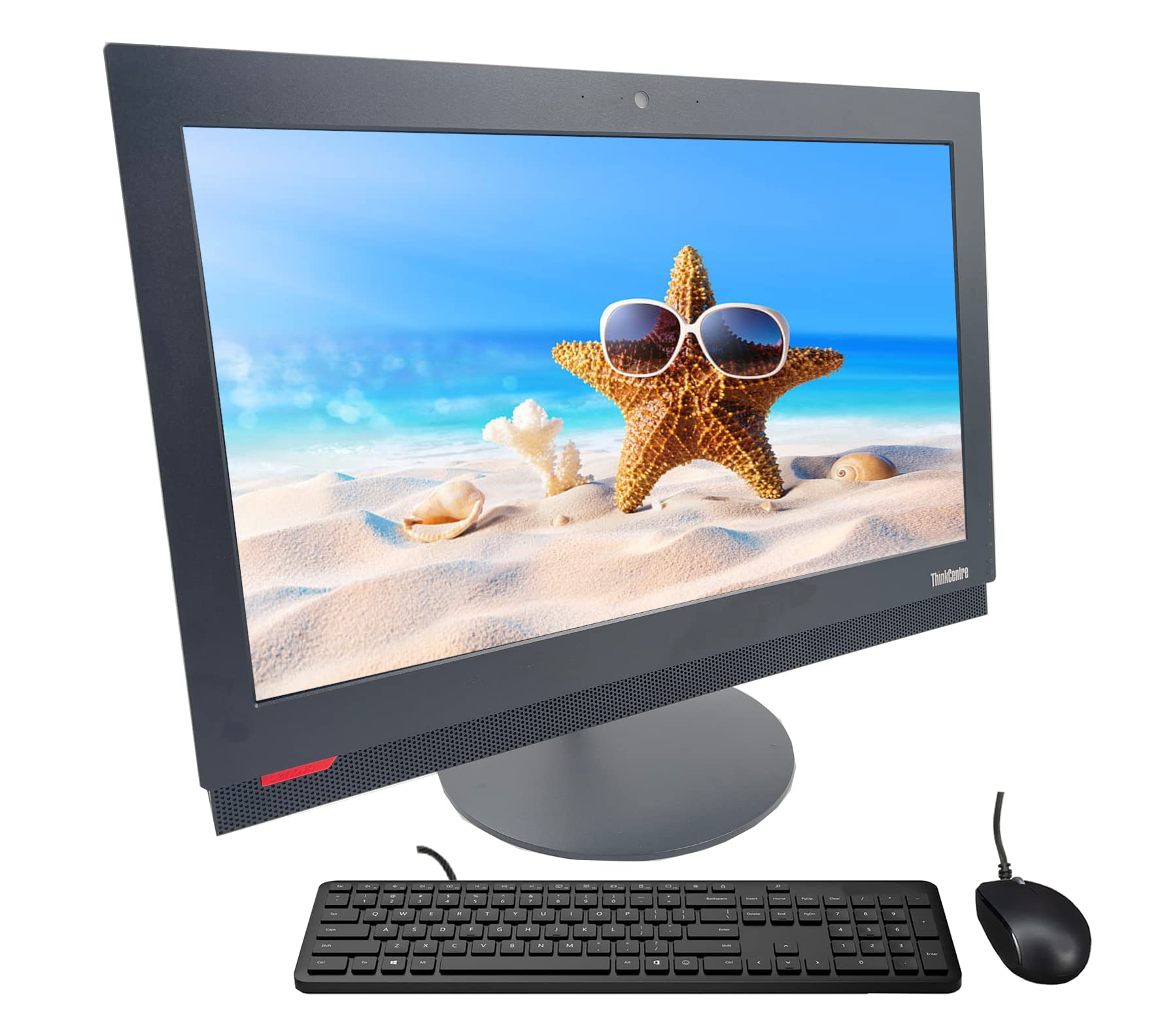 Lenovo ThinkCentre M810z All in One Desktop Computer PC, Intel Core i3-6100 3.70 GHz Processor, 8GB Ram, 256GB SSD, WiFi & Bluetooth, Keyboard Mouse, Win 10 Professional (Renewed)