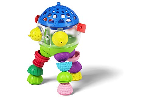 Lalaboom 3-in-1 Splash Ball And Educational Pop Beads Bath Toy - 12 Pieces - Ages 12 Months to 4 Years - BL510