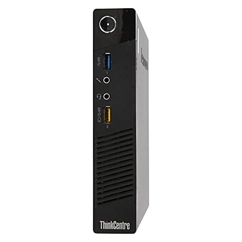 Lenovo ThinkCentre M73 Tiny Desktop, Intel Core i5-4570T, 4GB RAM, 500GB HDD, Windows 10 Pro, Includes Wired Keyboard & Mouse, M73T-4-500-W10P (Renewed)