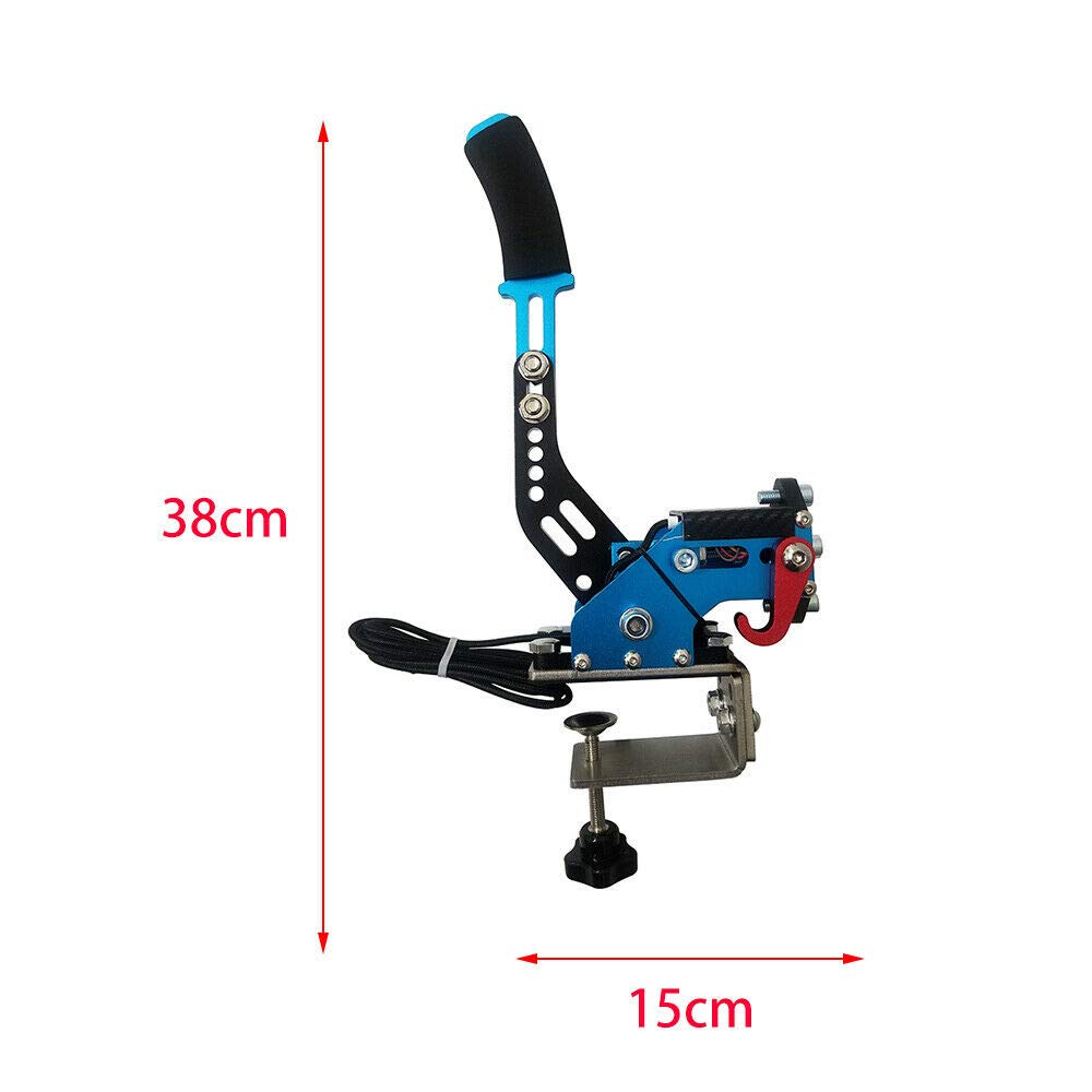 Kyostar 14Bit PC USB Handbrake with Clamp for Racing Games G25/27/29 T500 FANATECOSW Dirt Rall Blue #8417