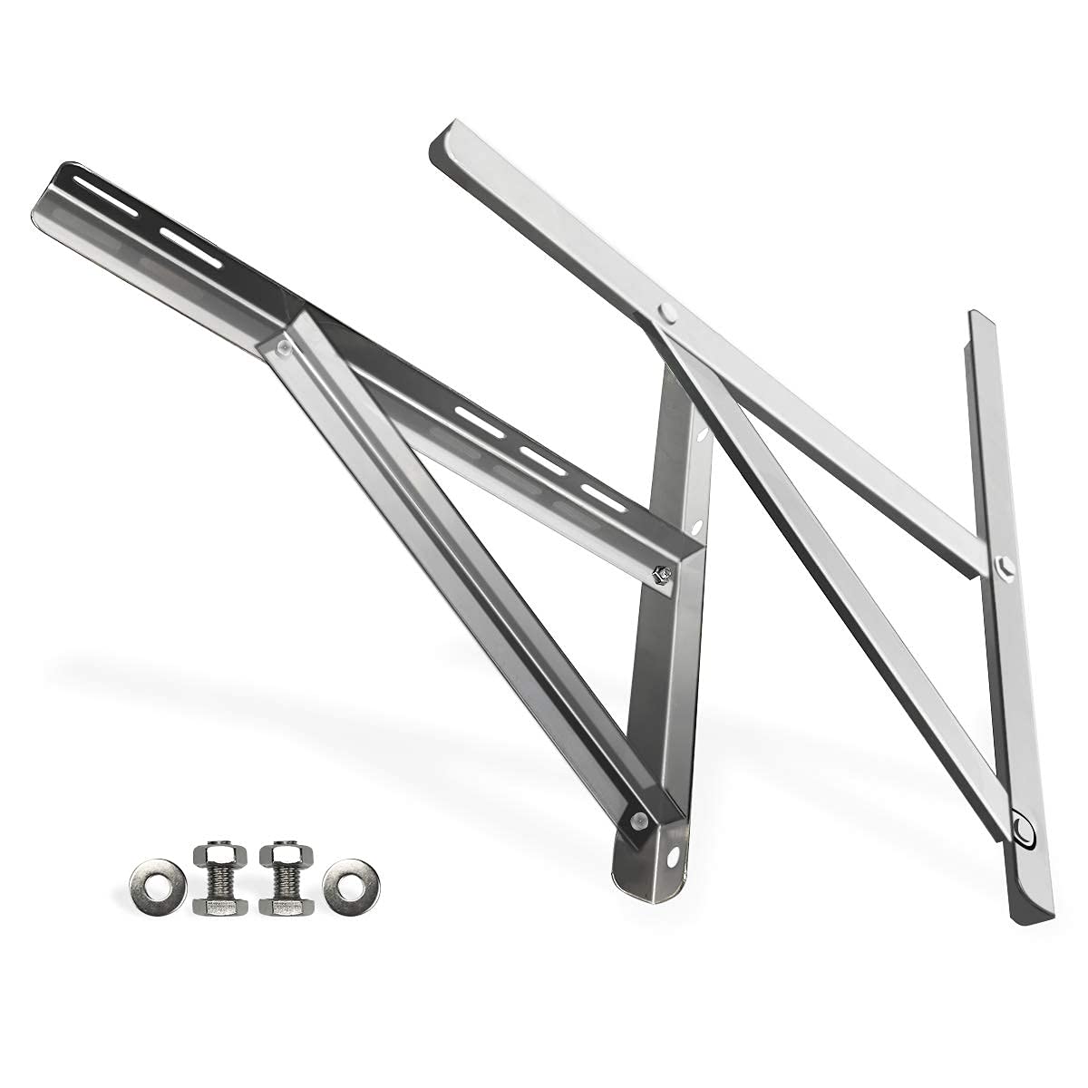 JEACENT Wall Mounting Bracket Rust Free Stainless Steel Support for 9000-24000BTU Condenser Ductless Mini Split Air Conditioner Heat Pump Systems