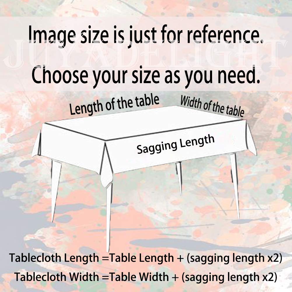 Juya Delight 50" x 80" Bright Gold Rectangle Sequin Tablecloth for Party Dinner Banquet Festival Wedding Anniversary Exhibition Dessert Table