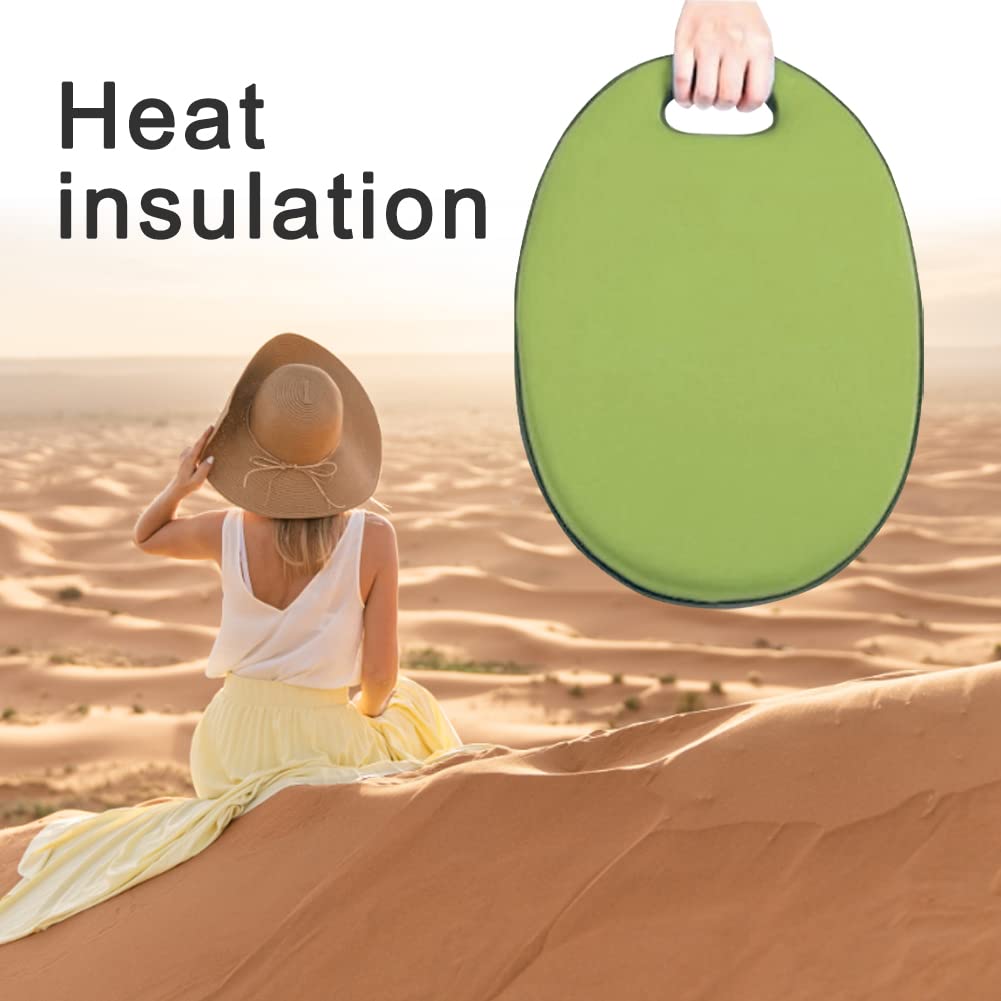 Kneeling Pad, Memory Foam Knee Cushion Soft Garden Kneeler Portable Kneeling Mat with Handle for Long Gardening Hours, Workout