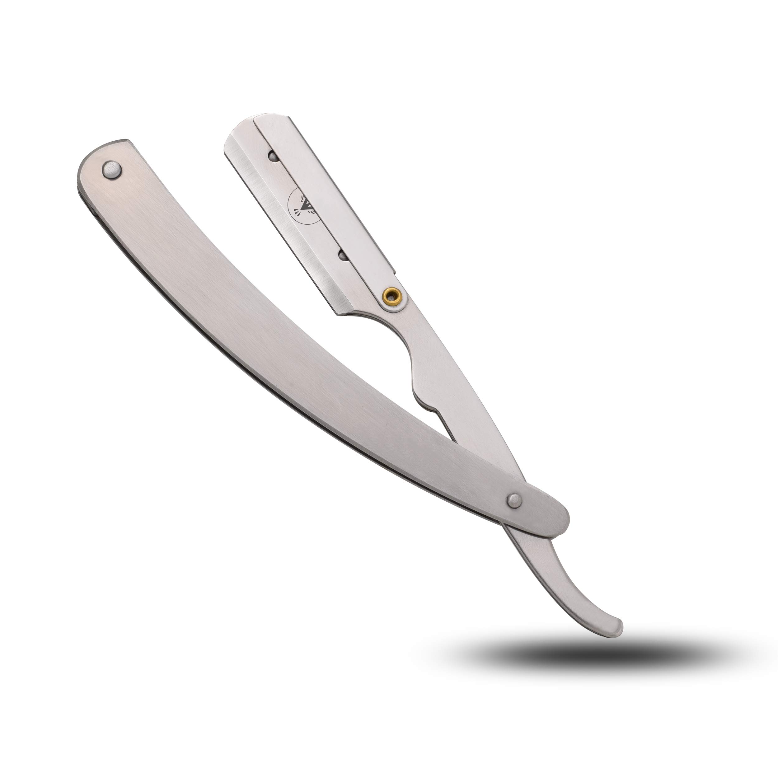 KOEL Professional Vintage Straight Edge Shaving Razors Barber Beauty Salon Classics Hair Remover Stainless Steel Handle for men (Design 1)