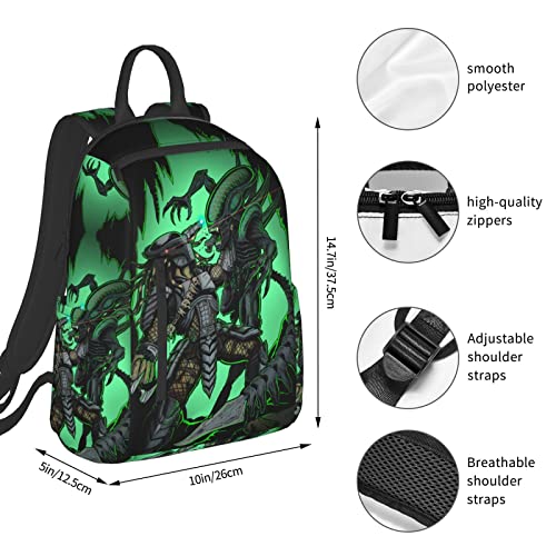 JCAKES Travel Camping Work Backpack for Womens/Mens Gifts Classic Daypack Funny Anime Computer Bag