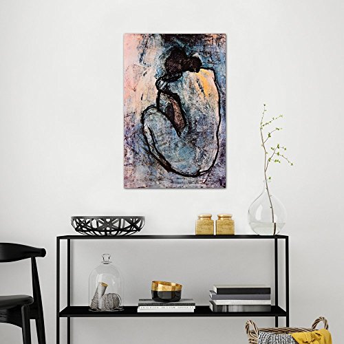 iCanvasART 315-1PC3-18x12 iCanvas Blue Nude Print by Pablo Picasso, 12" x 0.75" x 18"