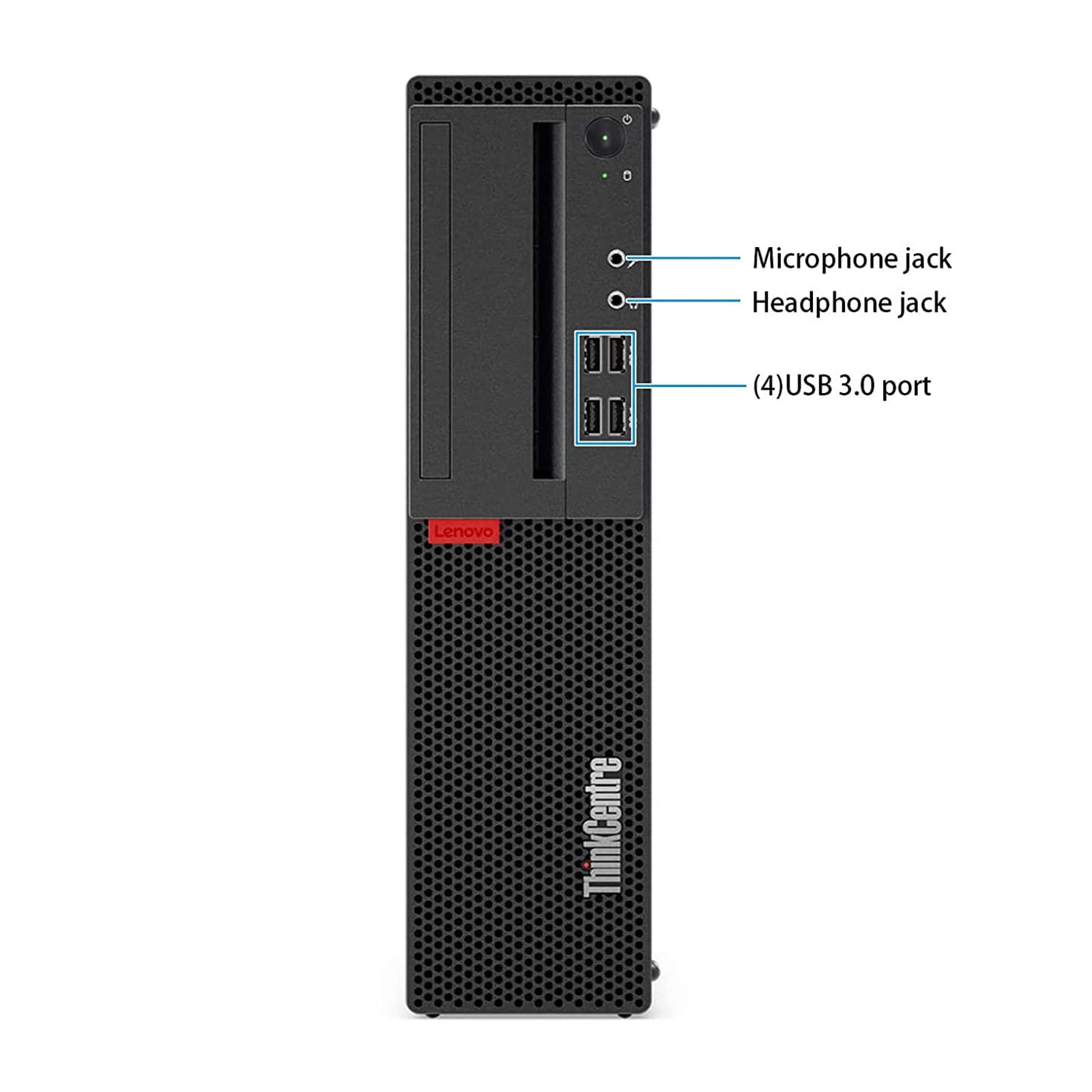 Lenovo ThinkCentre M910S SFF Desktop Computer, Intel Quad Core i5-6500 up to 3.6GHz, 16GB DDR4, 512GB SSD, WiFi, BT, VGA, DP, Wireless Keyboard&Mouse, Windows 10 Pro 64 Bit (Renewed)