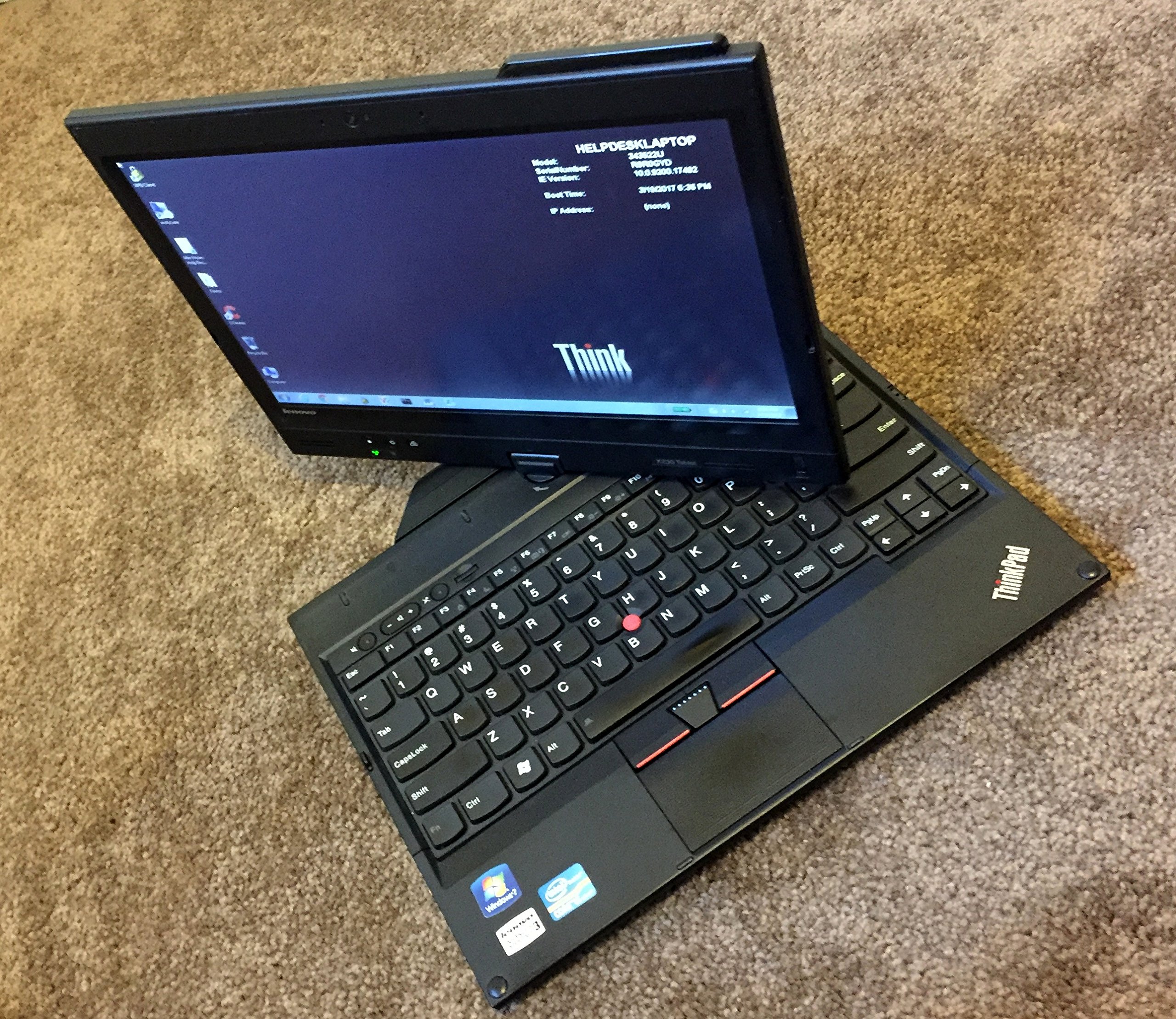 Lenovo ThinkPad X230 Tablet 343522U 13-Inch LED HD PC (2.6GHz, Intel Core i5-3320M, 4GB DDR3, 500GB HDD Windows 7 Professional)