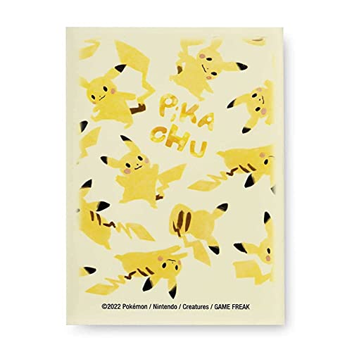 Pokemon Center: Pokemon TCG: Pikachu Allover Card Sleeves (65 Sleeves)