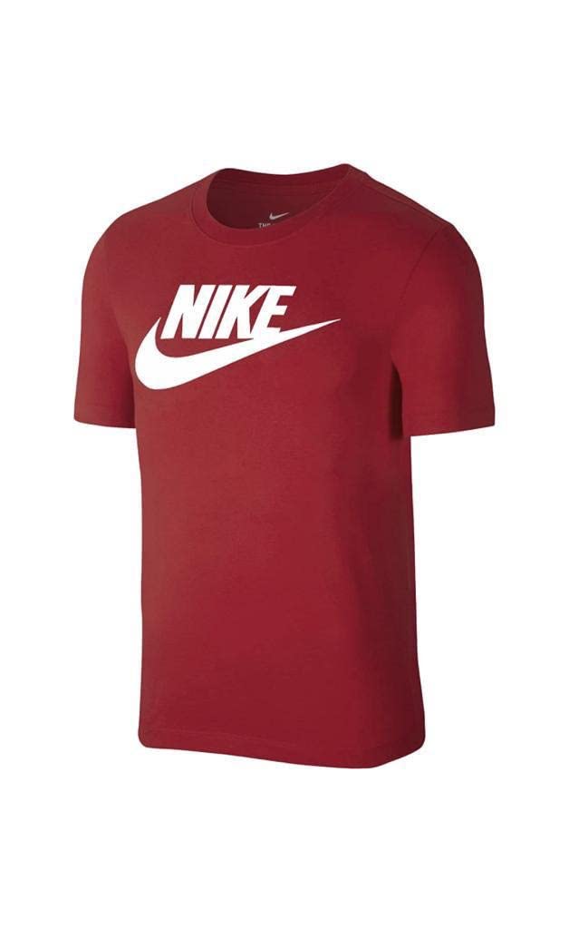 Nike Men's Graphic T Shirt, Team Crimson/White, Large