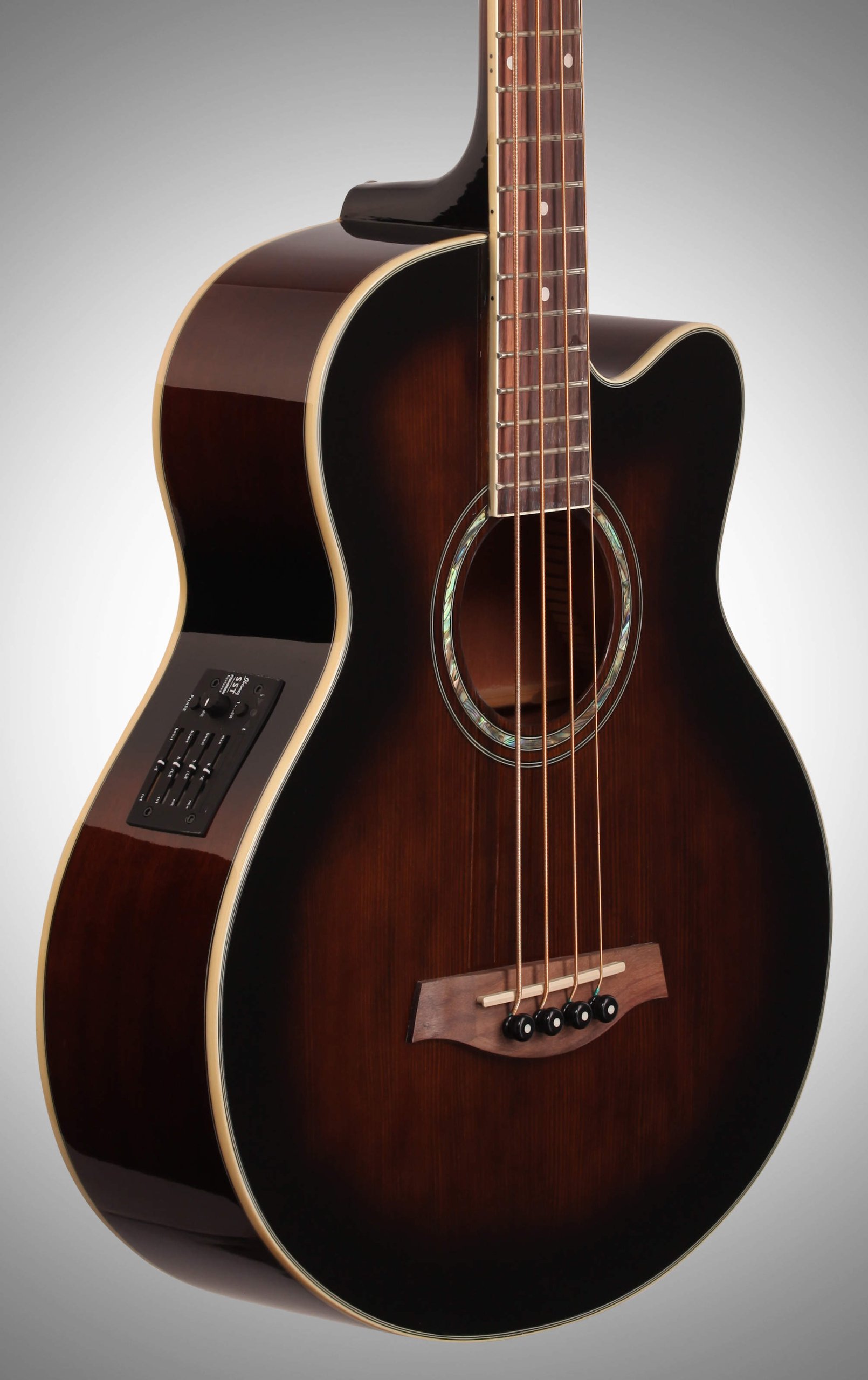 Ibanez Acoustic-Electric Bass Guitar Dark Violin Sunburst