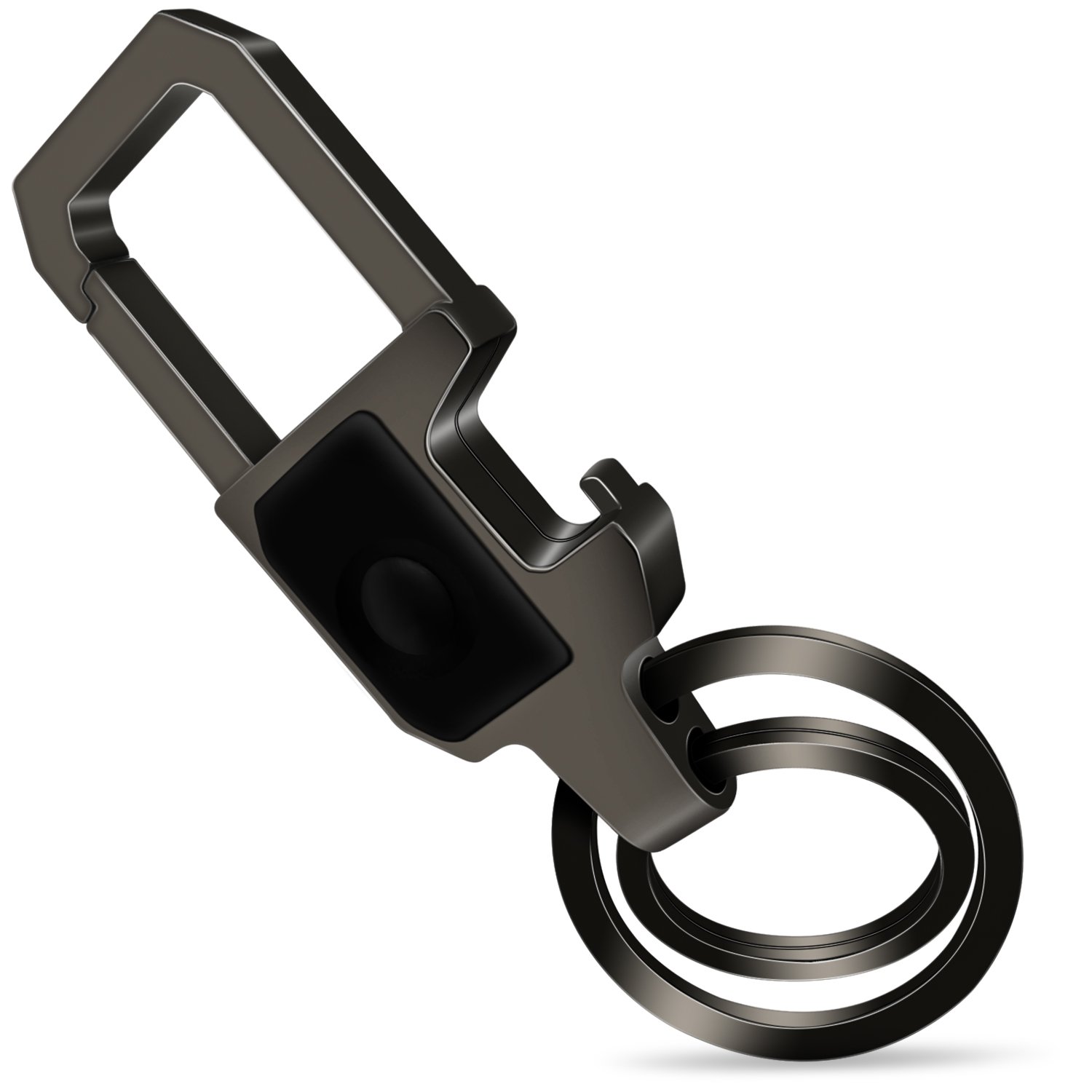 Idakekiy Key Chain LED Light and Bottle Opener with 2 Key Rings Car Key Chain for Men and Women