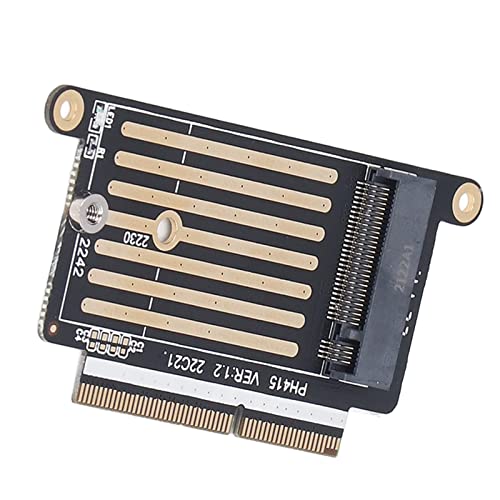 SOGT M.2 NVME SSD Convert Adapter, Wide Applicability Easy Install SSD Riser Card Lightweight PCB Material for Notebook Computer