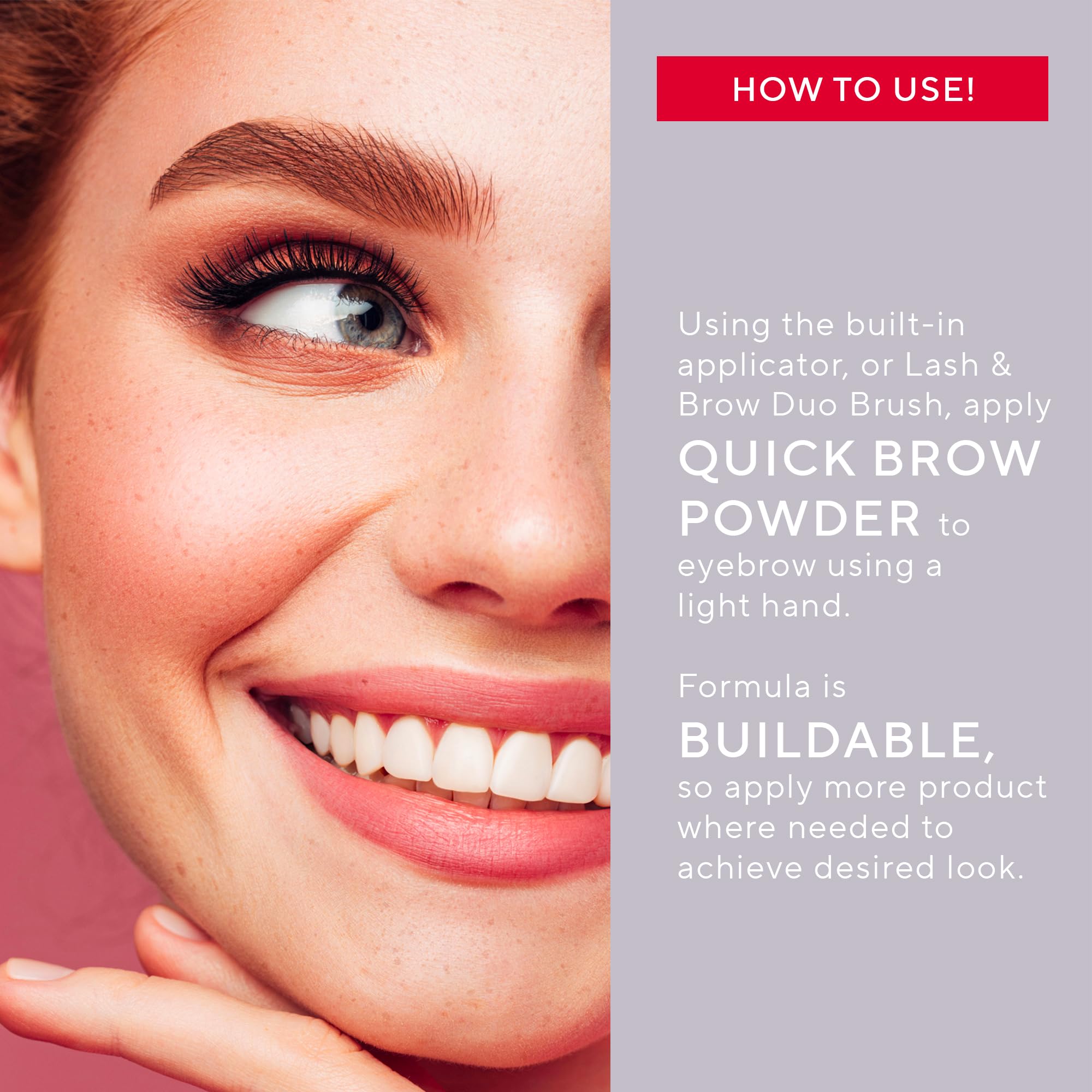 Mirabella Quick Brow Powder, Eyebrow Filler for Beautiful Brows with Skin-Conditioning and Nourishing Shea Butter, Long-Lasting and Buildable Eyebrow Powder Kit with Zero Fallout, Light/Medium