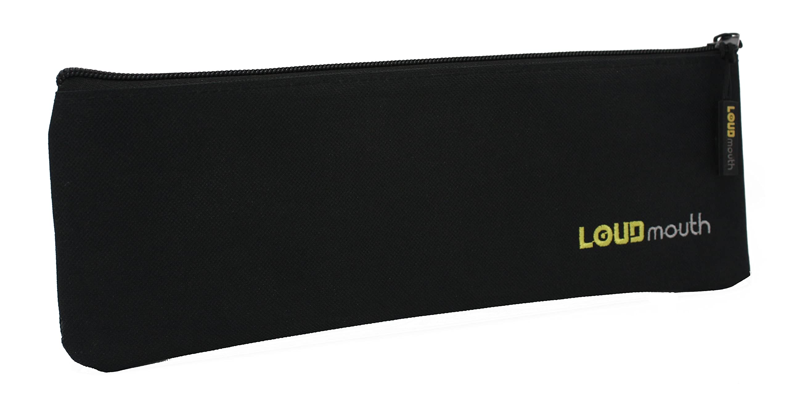 LOUDmouth Long Zippered Pouch for Large Wireless Microphones | Mic Bag | 12.5" x 4" (1 Pack)