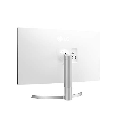 LG 32UN550-W Monitor 32" UHD (3840 x 2160) Display, DCI-P3 90% Color Gamut, HDR 10, AMD FreeSync, Borderless Design, Tilt/Height Adjustable Stand - Silver