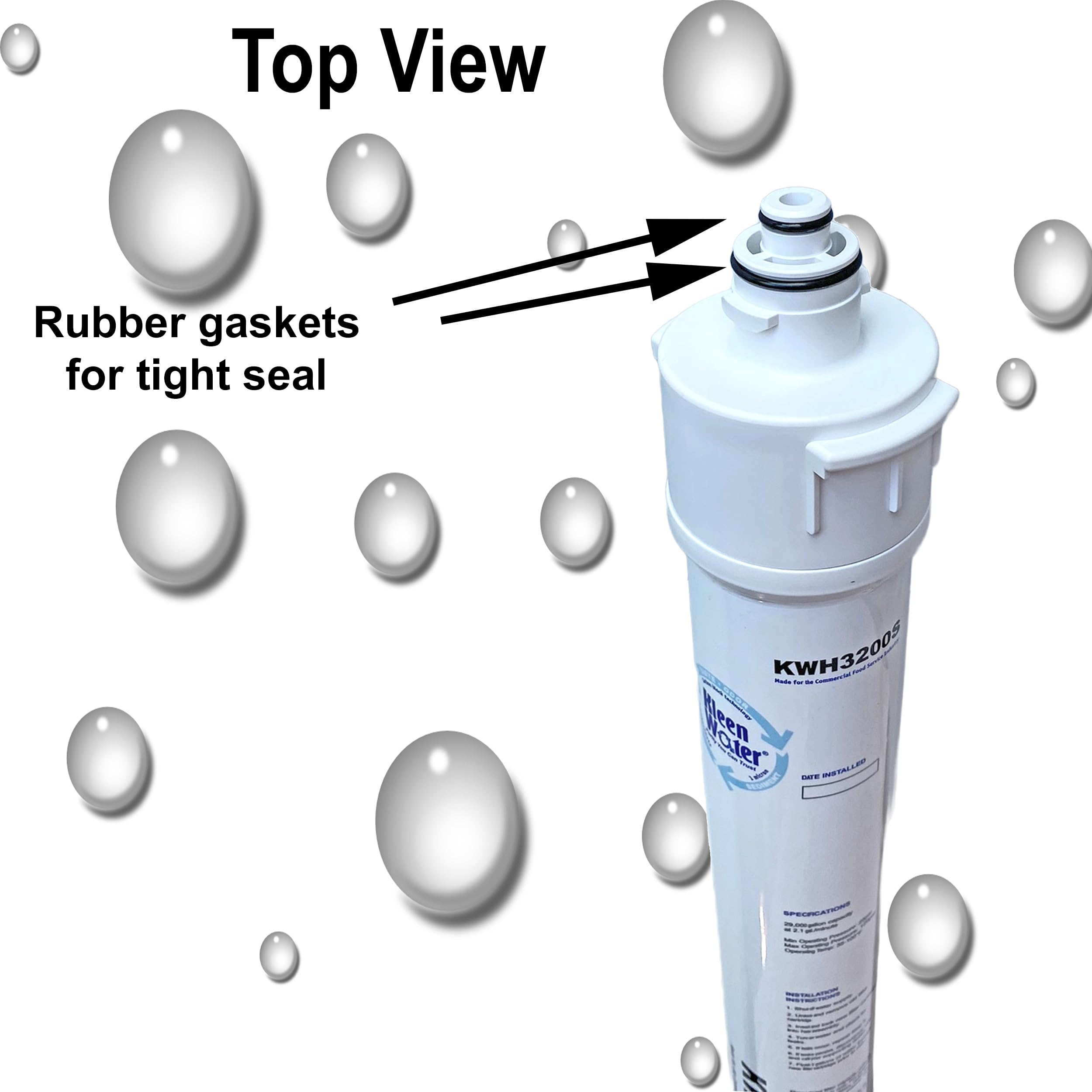 KleenWater KWH3200S Compatible with Hoshizaki 4HC-H H9655-11 Commercial Water Filter