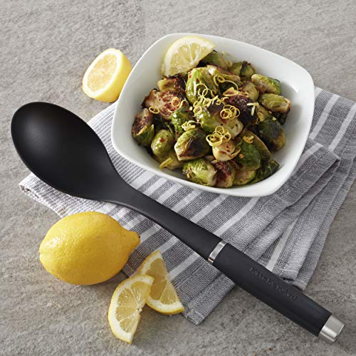 KitchenAid KO003OHOBA Gourmet Nylon Basting Spoon, One Size, Matte Black