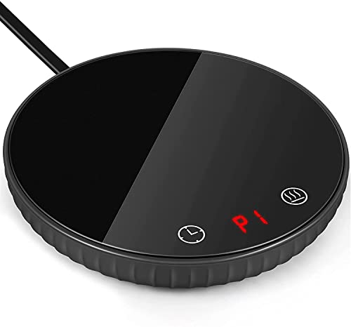 Mug Warmer for Desk, Coffee Mug Warmer, Electric Coffee Warmer with Auto Shut Off, 2 Temperature Setting Smart Cup Warmer with Timer for Heating Coffee, Beverage, Milk, Tea and Hot Chocolate