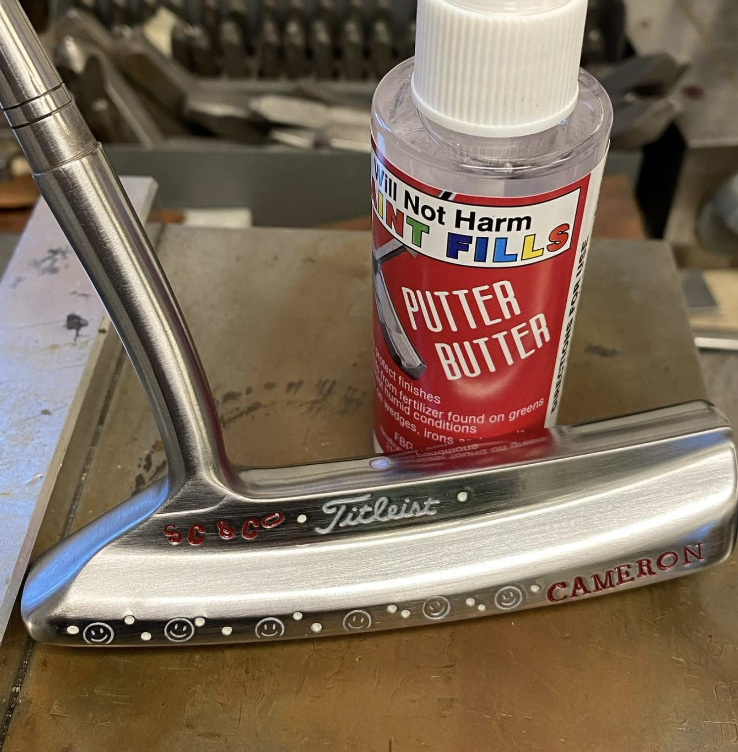 Putter Butter - 2oz Spray Bottle - Golf Club Finish Protector - Protect Your Investment. Use On All Clubs. Made in The USA.