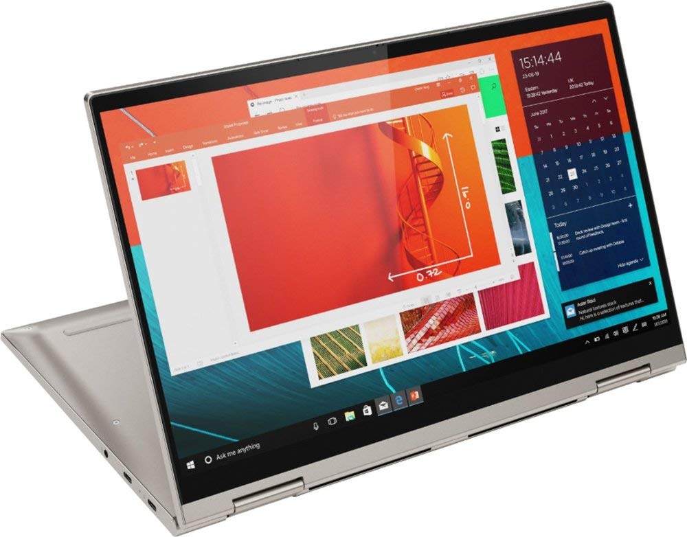 Lenovo Yoga C740 2-in-1 14" FHD Touchscreen Laptop | Backlit Keyboard | Core i5-10210U | Webcam | USB-C | Amazon Alexa | Integrated Intel UHD Graphics | Windows 10 | Mica (8GB RAM | 1TB PCIe SSD)