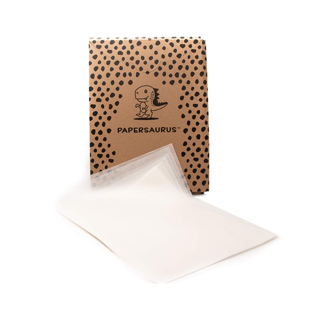 Papersaurus - 12" x 16" White Parchment Paper for Bakers (150 pcs) - Non-Stick Precut Sheets - Food Grade - Oven Safe Sheet Pan Liner - Great for Baking, Air Frying, and Cooking