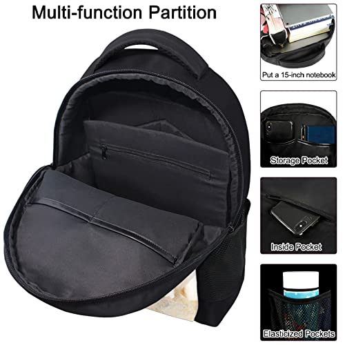 ZZXXB Custom Casual Backpack Personalized Your Text Picture Waterproof Travel Daypack Children School Bag