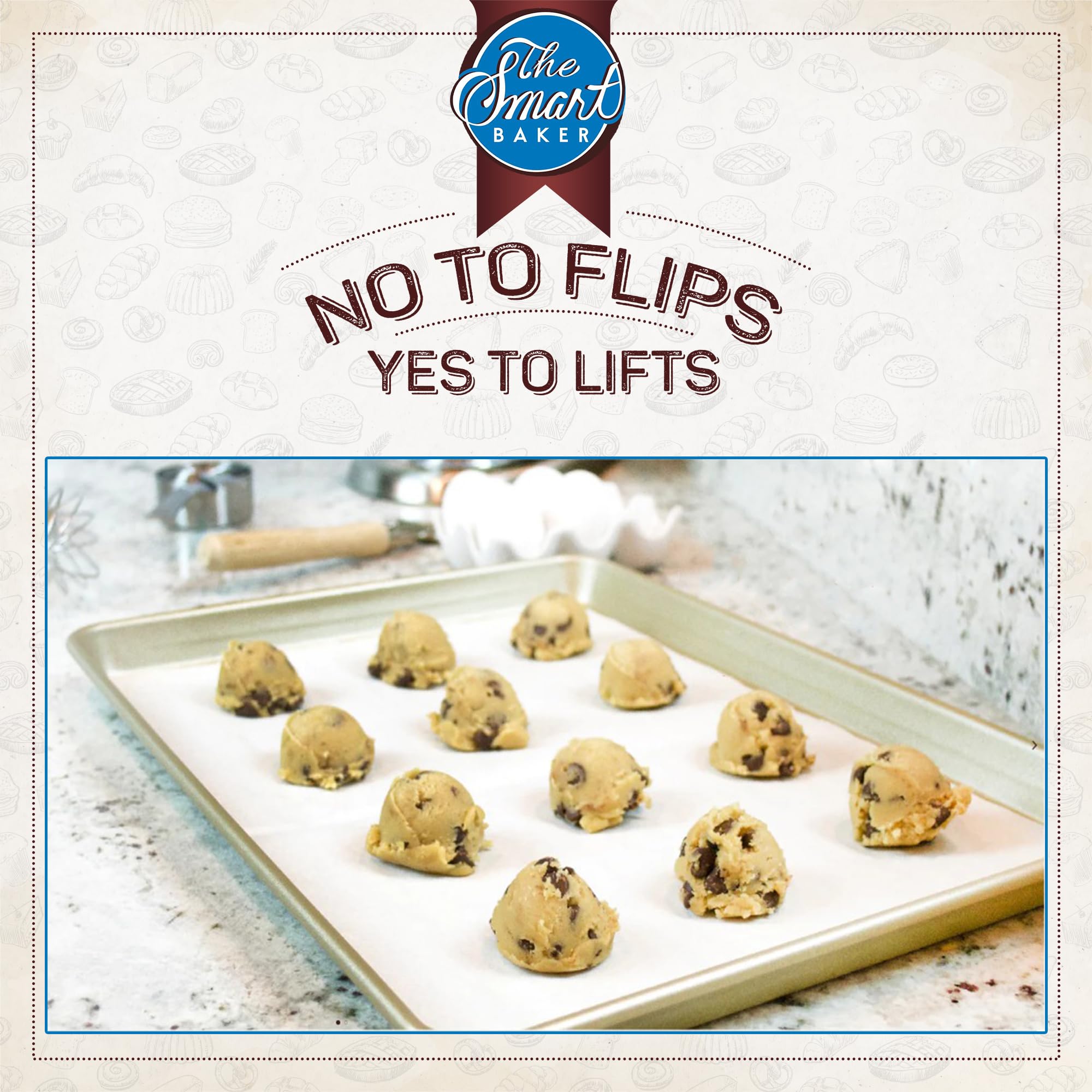 Parchment Paper Sheets for Baking: Oven Safe Parchment Paper, Parchment Sheets, Bakery Quality Baking Paper for Perfect Result, Greaseproof Nonstick 24 pieces Pre-Cut Baking Sheets 11 x 17β, Large