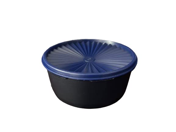 New Tupperware Servalier Canister 8 Cup / 1.9L with Liquid Tight Seal in Indigo Blue