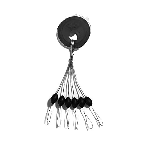 LUYANhapy9 100 Groups Fish Space Beans Accurate Location Simple Installation Spinner Bait Beans Fish Sport Tool for Fishing Ellipse L