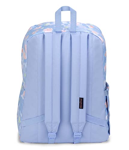 JanSport SuperBreak Backpack - Class, Travel, or Work Bag with Water Bottle Pocket - Dry Brush Daisy