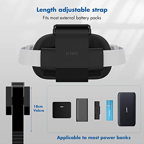 KIWI design 3 in 1 Fixing Strap Compatible with Quest 2/ Quest 3/ HTC Vive Deluxe Audio Strap Accessories