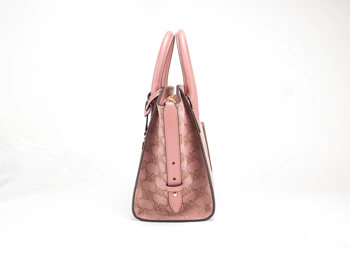 Michael Kors Avril Small Top Zip Satchel Shoulder Crossbody Bag MK Pink Rose MK