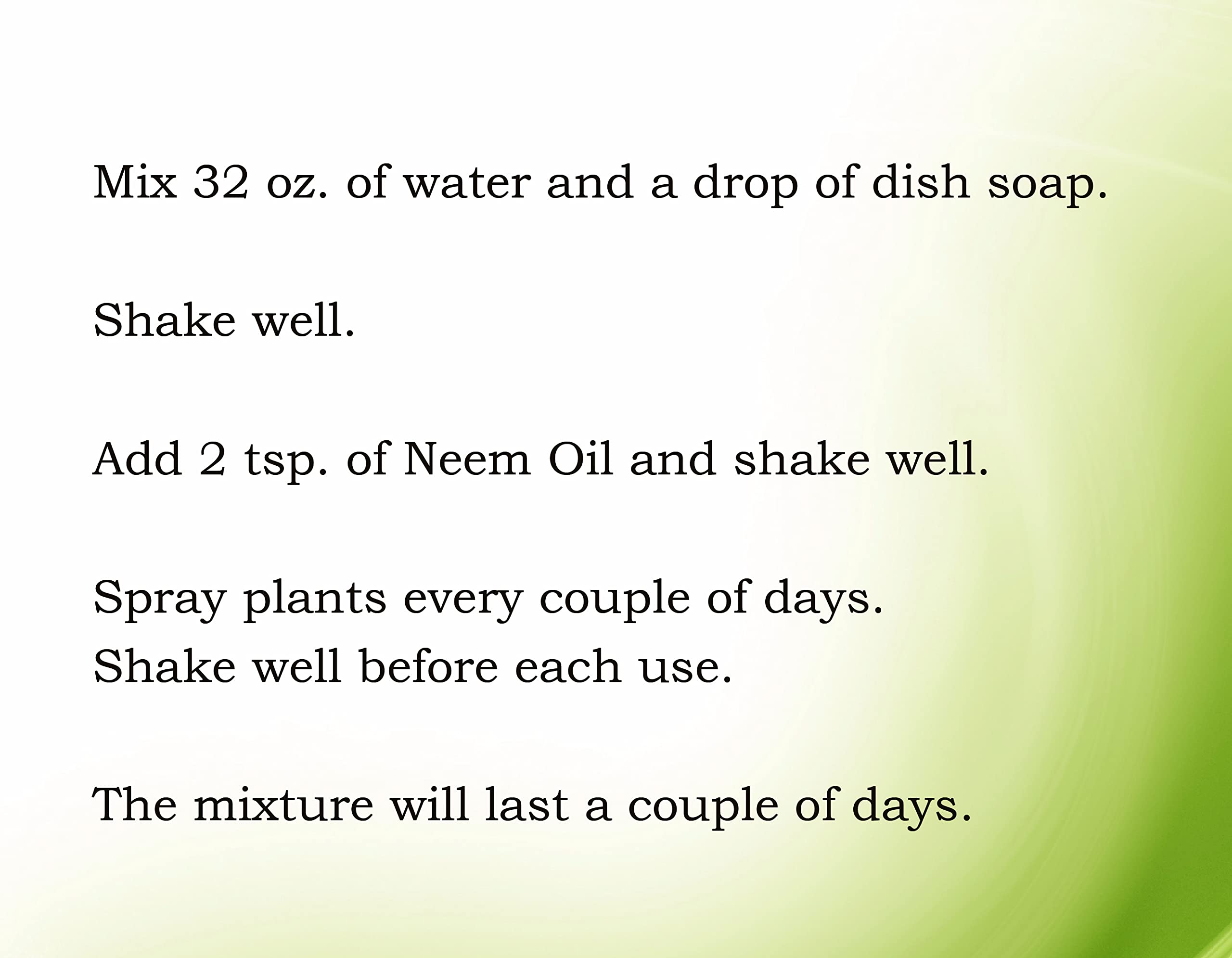 Liquid Harvest 100% Cold Pressed Neem Oil Gallon, Rich Azadirachtin Content for Plants & Neem Oil Spray Solutions