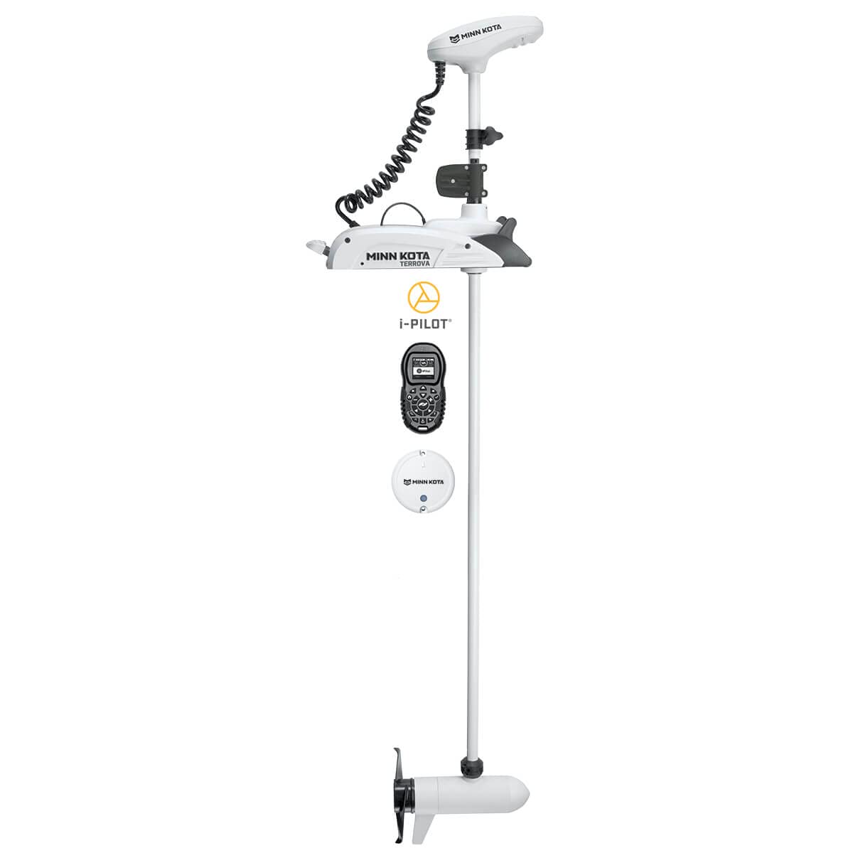Minn Kota 1363749 Riptide Terrova Saltwater Electric-steer Bow-Mount Trolling Motor with i-Pilot GPS (Includes Micro Remote, NO Heading Sensor), 80 lbs Thrust, 60" Shaft