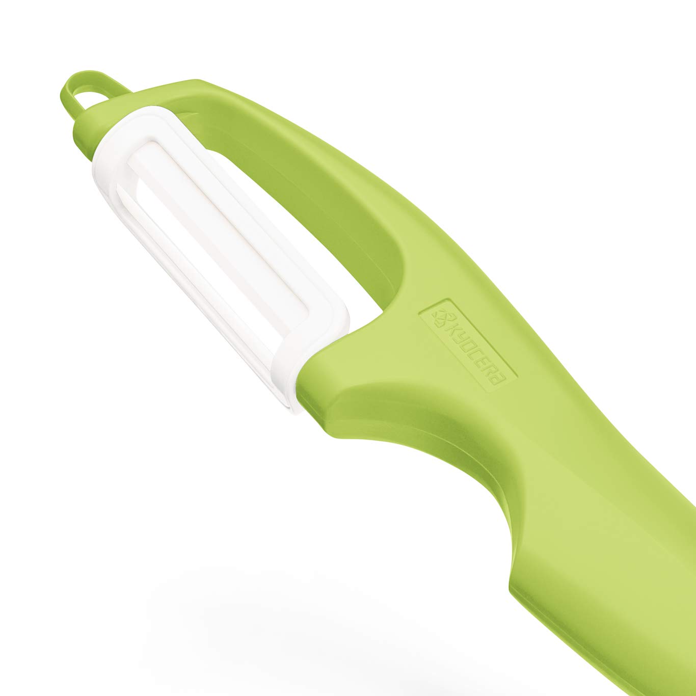 Kyocera Advanced Ceramic Vertical Double Edge Blade Peeler, Green