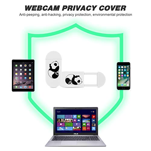 SOLUSTRE Computer Camera Computers Laptops 3PCS Plastic Webcam Privacy Cover Web Camera Cover Portable Webcam Decorative Patch for Laptop Phone Tablet (White) Computer Camera Computers Laptops