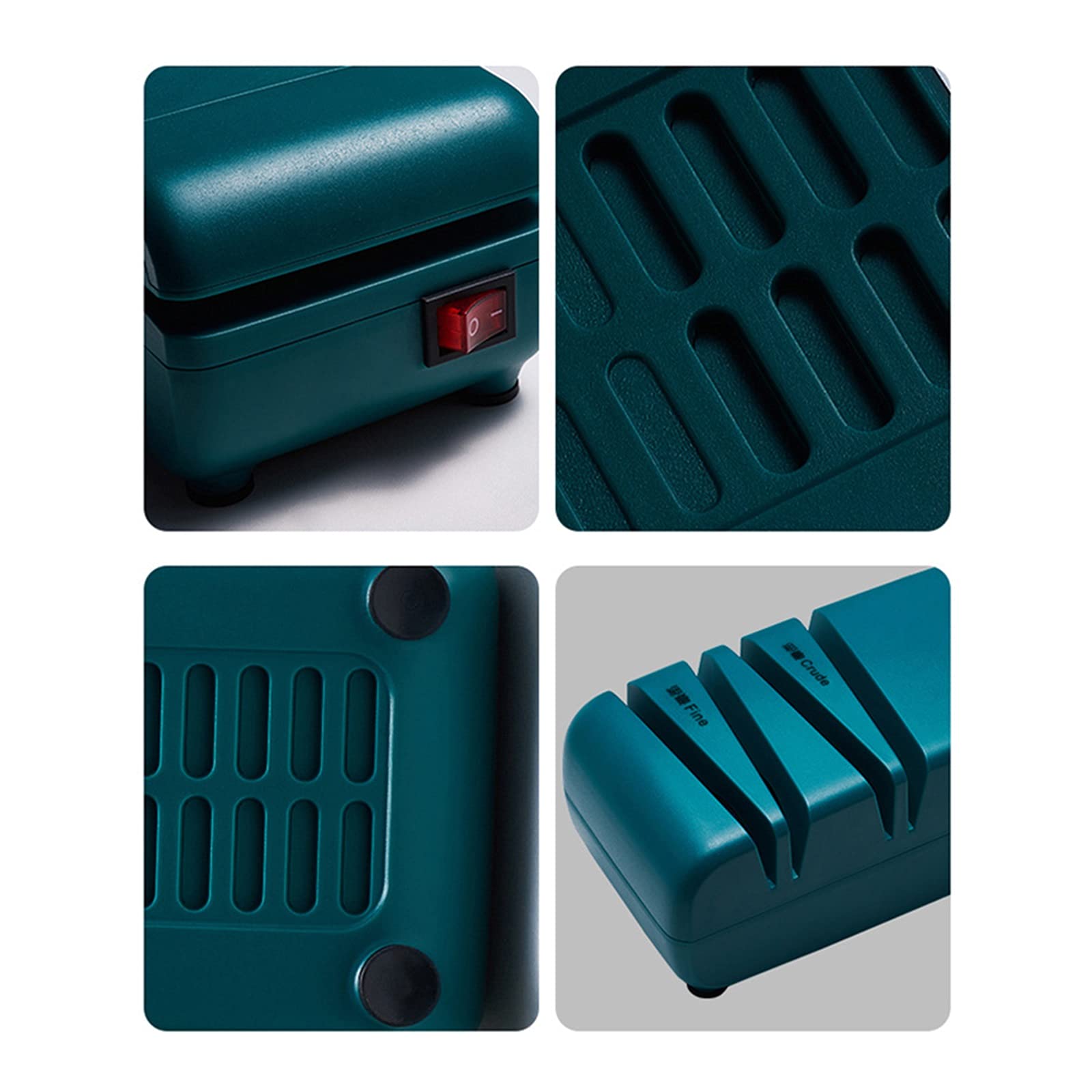 Knife Sharpener,Electric Knife Sharpeners,2 Stage,Professional Knife Sharpeners,Quickly Sharp & Polish,Scissors Sharpening,5 Seconds Fast Grinding,Quiet Knife Grinding,Electric Knife Sharpener