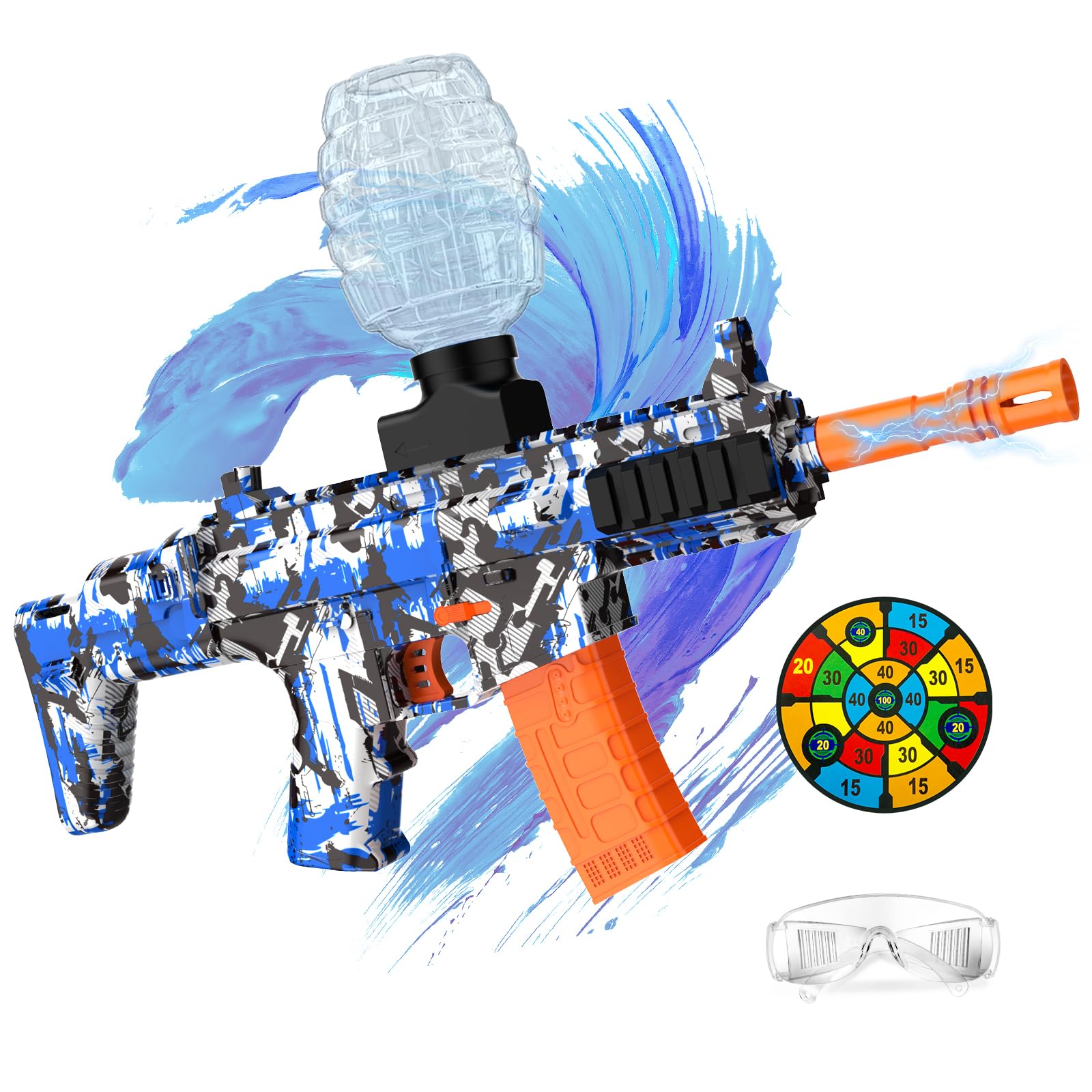 JFGG DIY Assembly Blaster, Christmas &Birthday Gift ldeas for Ages 14+ Year Old (Blue and Black)