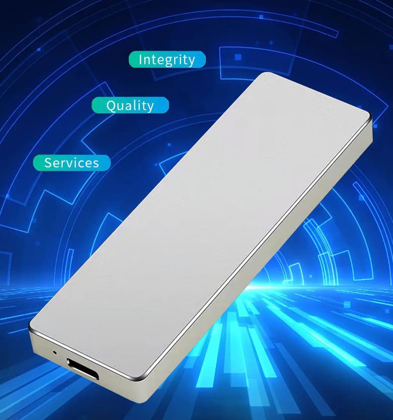 Portable SSD 8TB External Solid State Drive 3124MB/S Fast Speed Flash Drive SSD Type C USB 3.1 for Gaming Windows Mac OS PC Mackbook PS4 Xbox one （06868QYY0068）