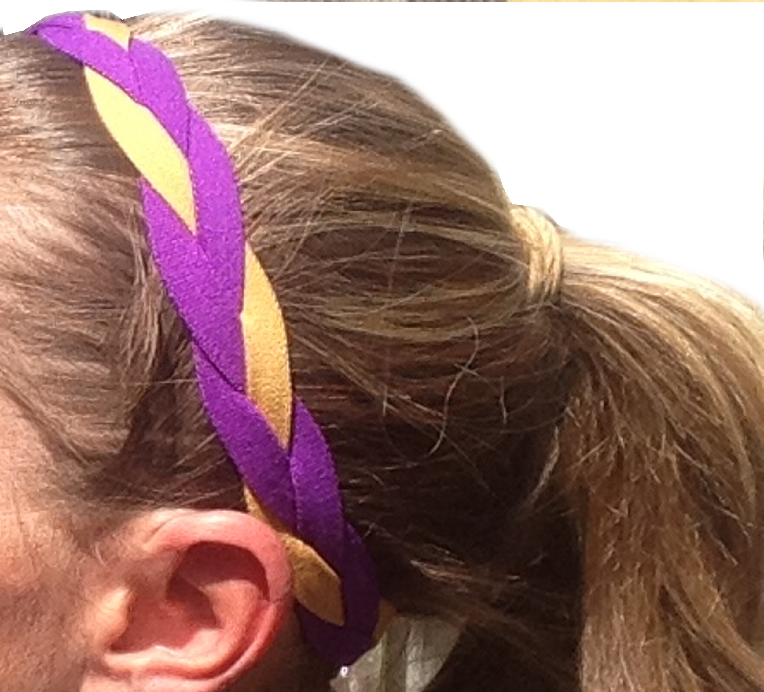 It's Ridic! No Slip Grip/Non-Slip Sports/Athletic Nylon Triple Braided Sports Headband