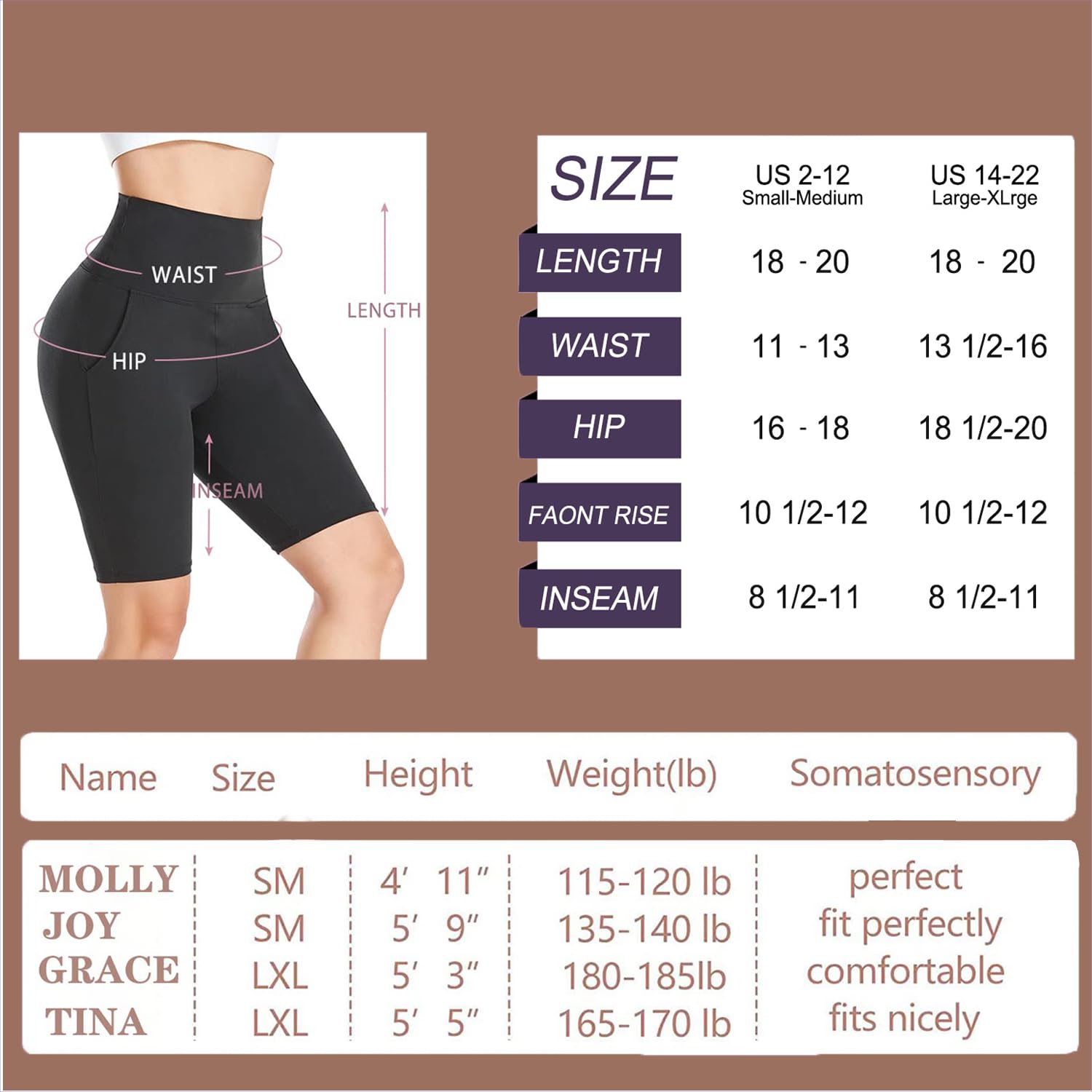 MOREFEEL 3 Pack Buttery Soft Biker Shorts for Women – 8" High Waist Tummy Control Workout Yoga Running Gym Athletic Shorts