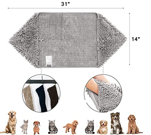 Value Plus: Pet - Microfiber Chenille Towel - Quick Absorbent - Fast Drying - Great for All Sized Dogs and All Pets