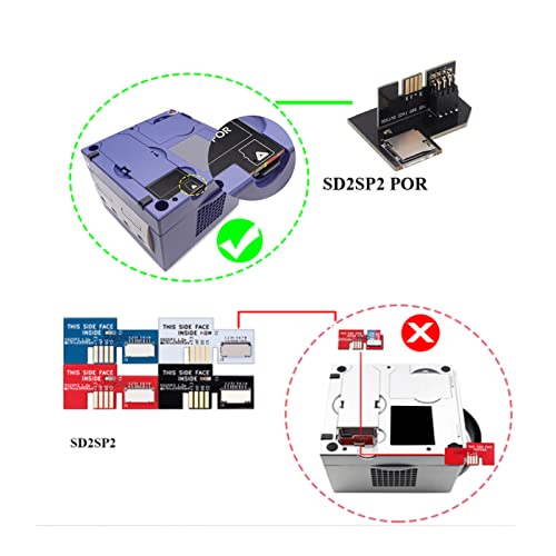 Micro Storage Card Reader, Replacement Micro Storage Card Reader High Sensitivity Easy to Install PCBA for Game Console(NTSC J Asian Version)