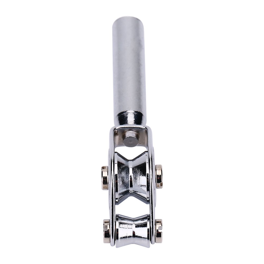 Keenso Fishing Rod Roller Tip, 5mm Roller Rod Tip Guide Stainless Steel Fishing Trolling Tackle Accessory for Sea Boat Fishing Trolling(5#)