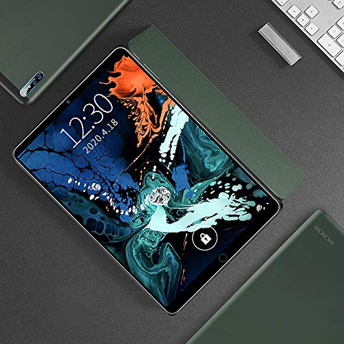 mewmewcat Tablet Computer, 10.1'' Metal Tablet with MT6592 Eight-core Processor 1280 * 800 Resolution 2GB+32GB Memory Support 2G/3G Calls Green+Black US Plug
