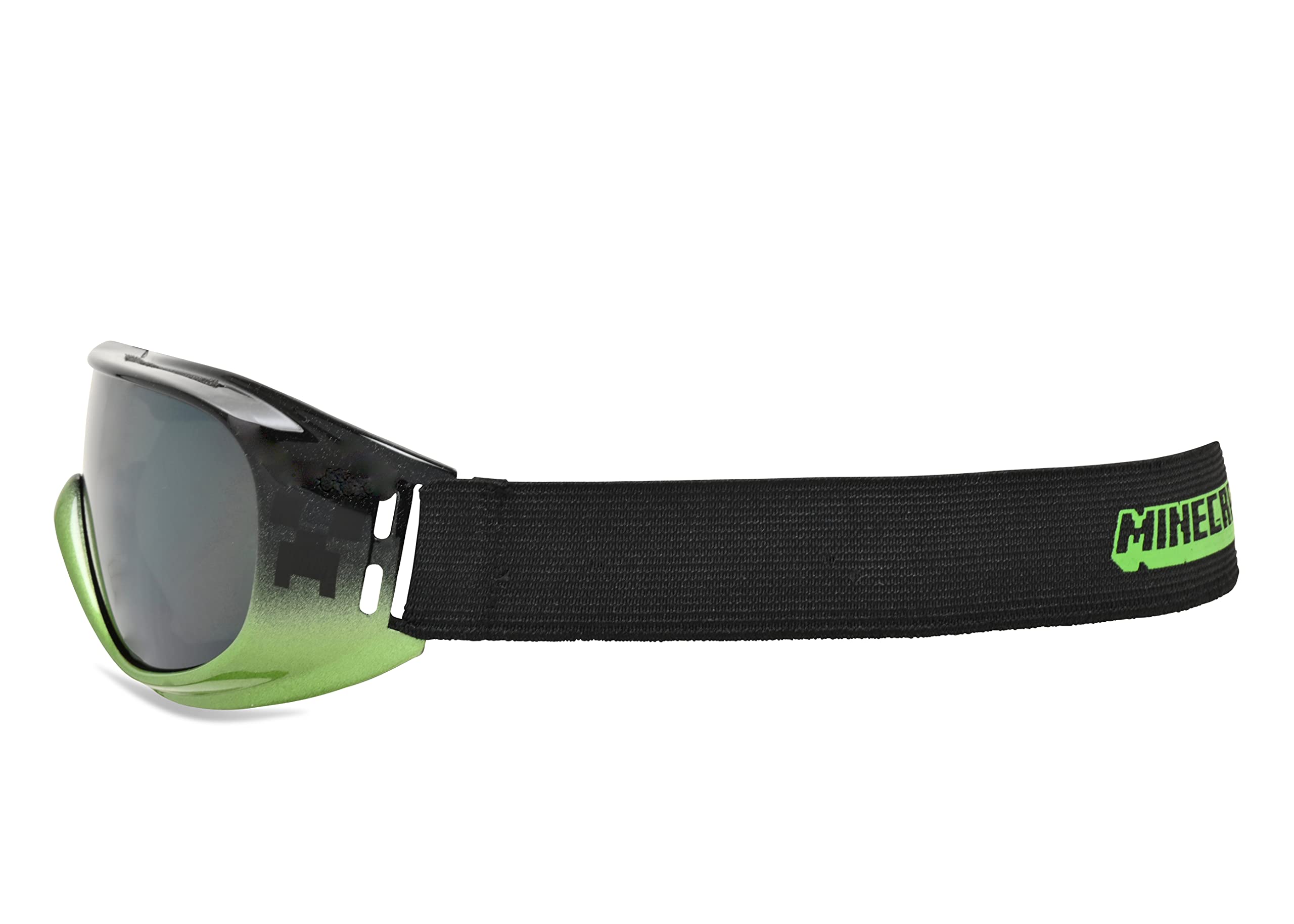Minecraft Ski Goggles for Boys Winter Snow Sport Snowboarding Goggle for Little Kids (Green)